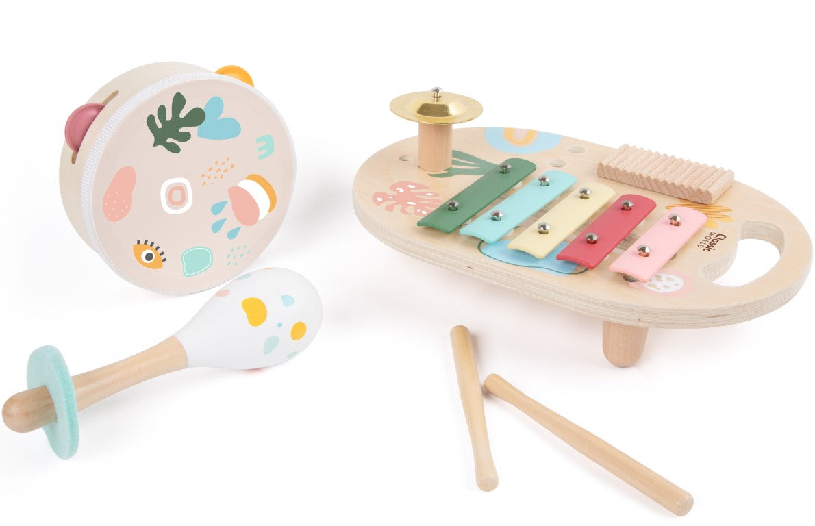 Køb Classic World Iris Musik sæt med Musikinstrumenter i træ (fra 18 M ...